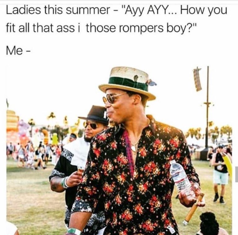 25 of the Funniest Male Romper Memes.