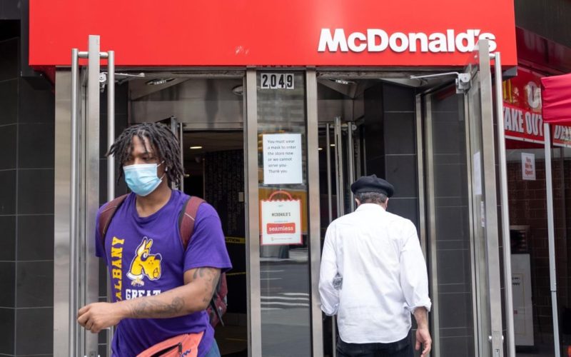 McDonald’s To Require Mask Wearing For Customers In All U.S. Restaurants